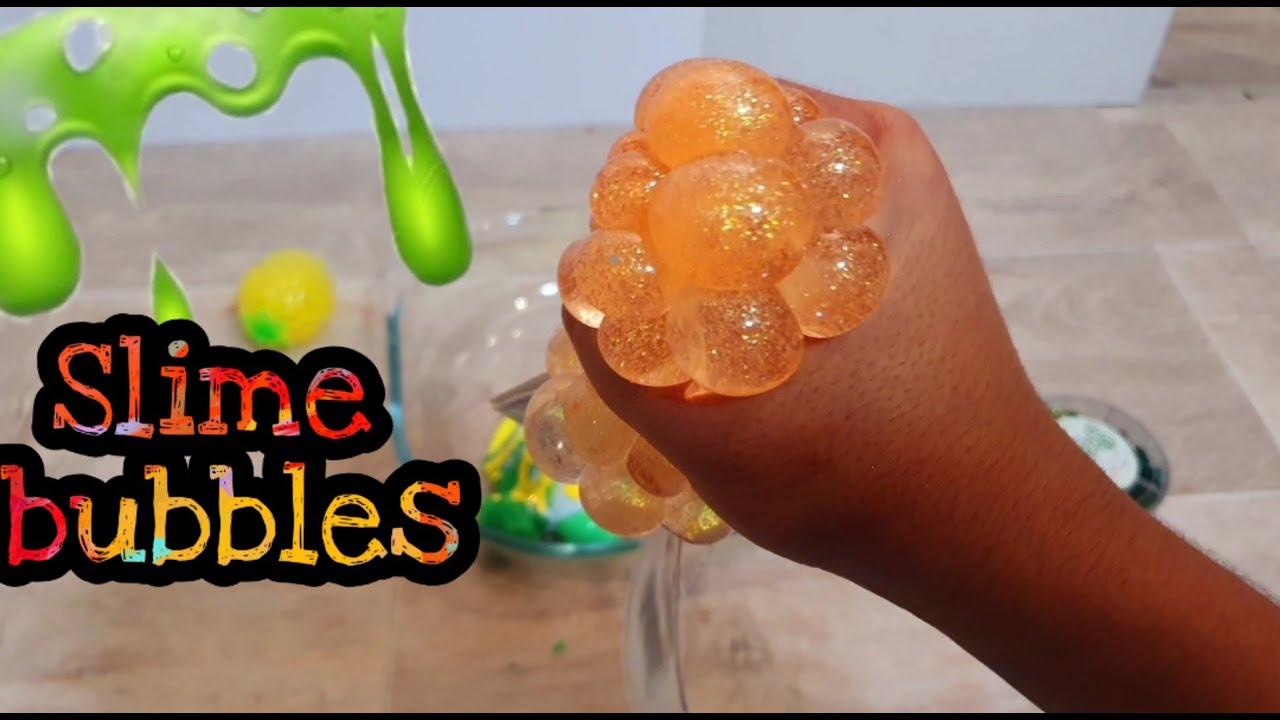 Strees ball with Slime ! amazing - YouTube