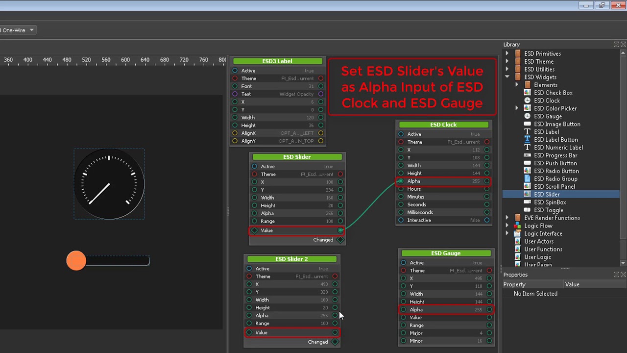 ESD 3.X Basic Video Tutorial - Widget Opacity - YouTube