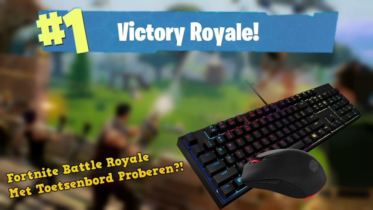 FORTNITE BATTLE ROYALE PROBEREN MET TOETSENBORD EN MUIS?! GROOTSTE ...