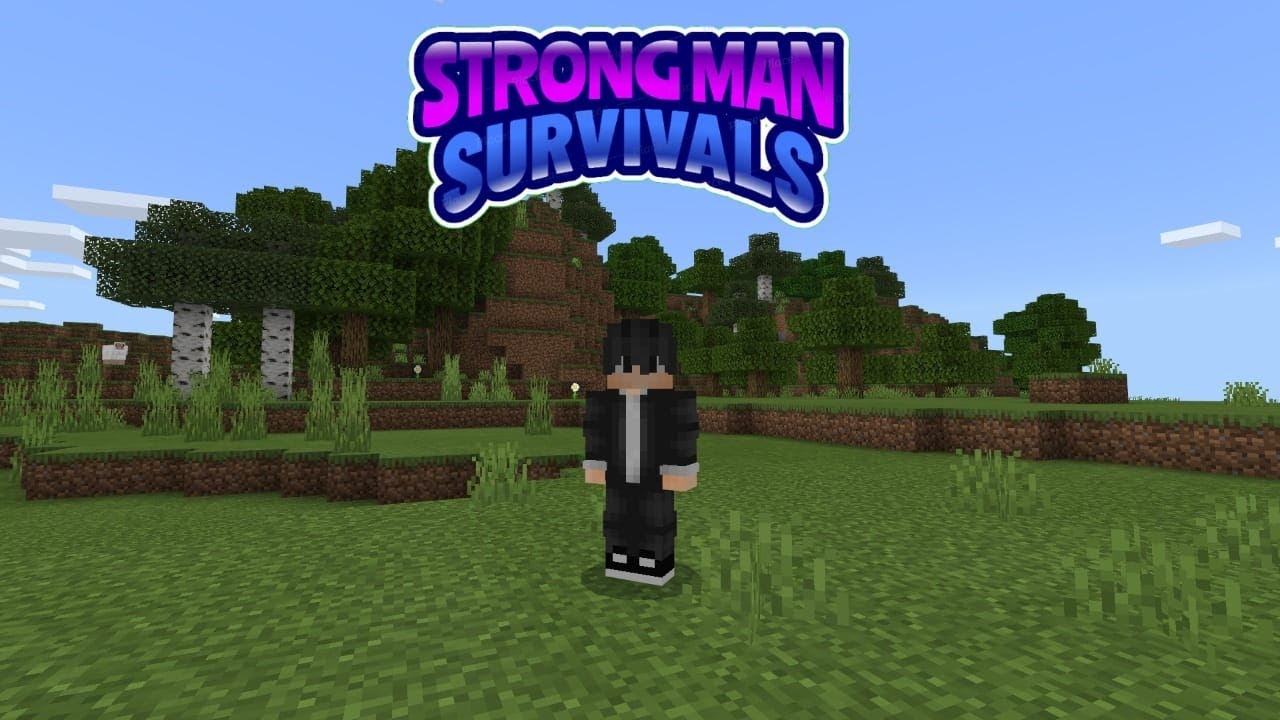 Strong Man Survivals #1 | Minecraft | Minecraft Bedrock | Minecraft ...