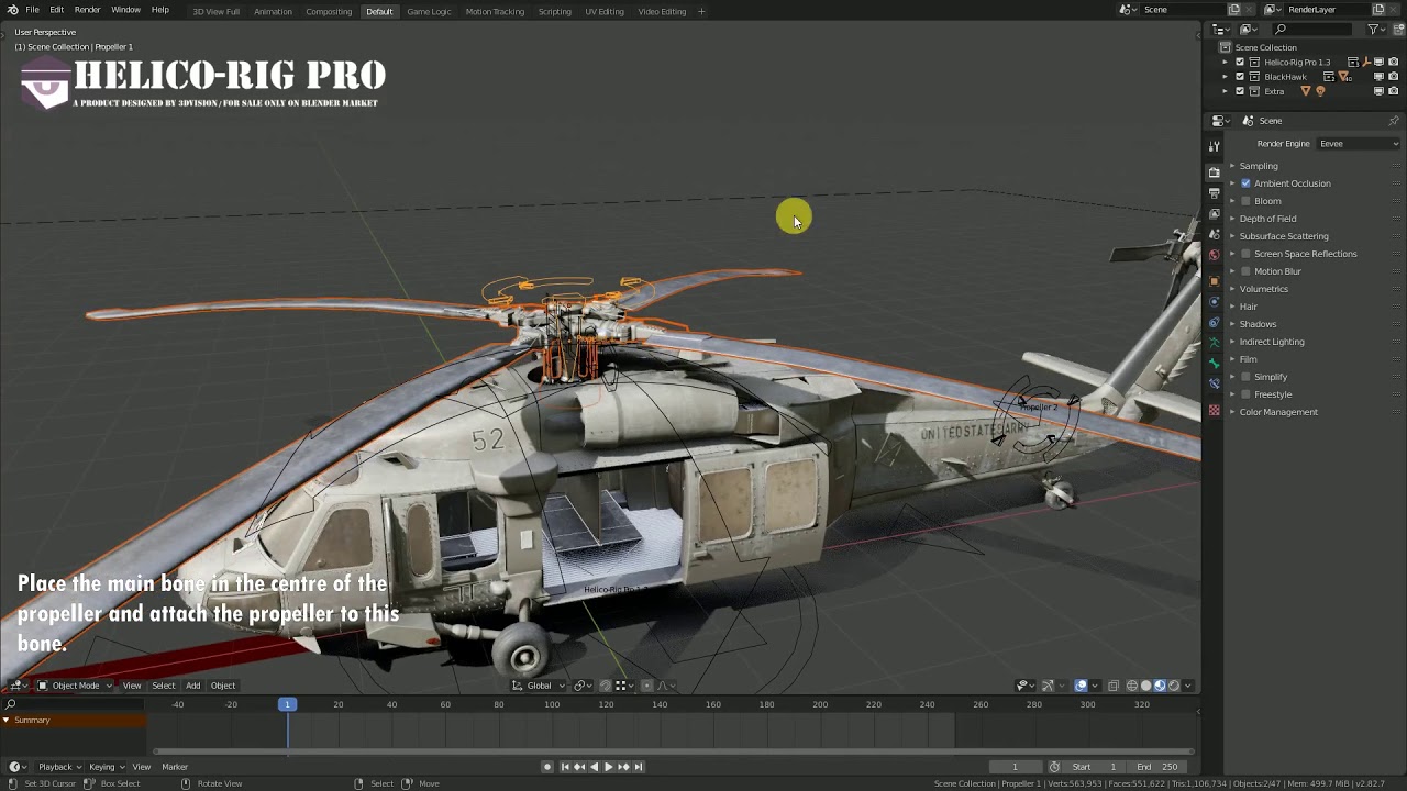 Helico-Rig Pro Update 1.3 Blender 2.82 - YouTube