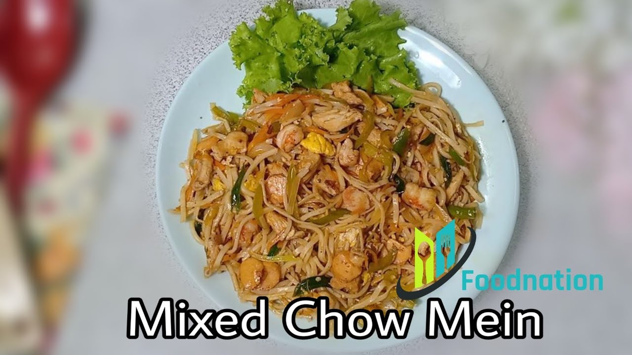 Mixed Chow Mein Restaurant style/Bangladeshi Chinese restaurant style ...