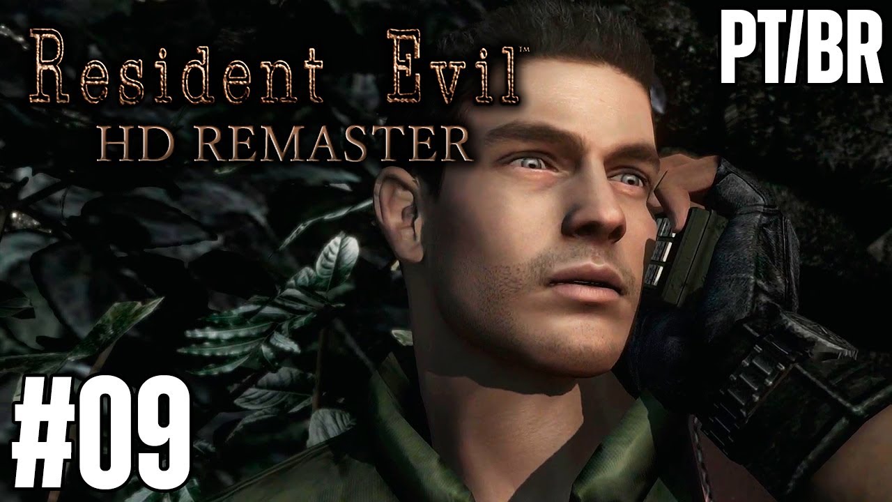 Resident Evil Remake - Soltaram os Hunters na mansão #09 Chris Redfield ...