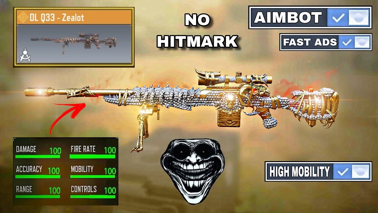 BEST FAST🔥☢️NEW ADS+NO HITMARKER DLQ33 Gunsmith Setup! BEST DLQ33 ...