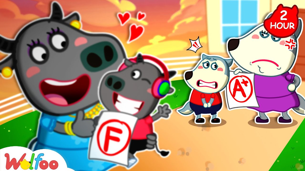 Mommy, Don't Be Angry! Wolfoo Will Study Hard More! - Good Student vs ...