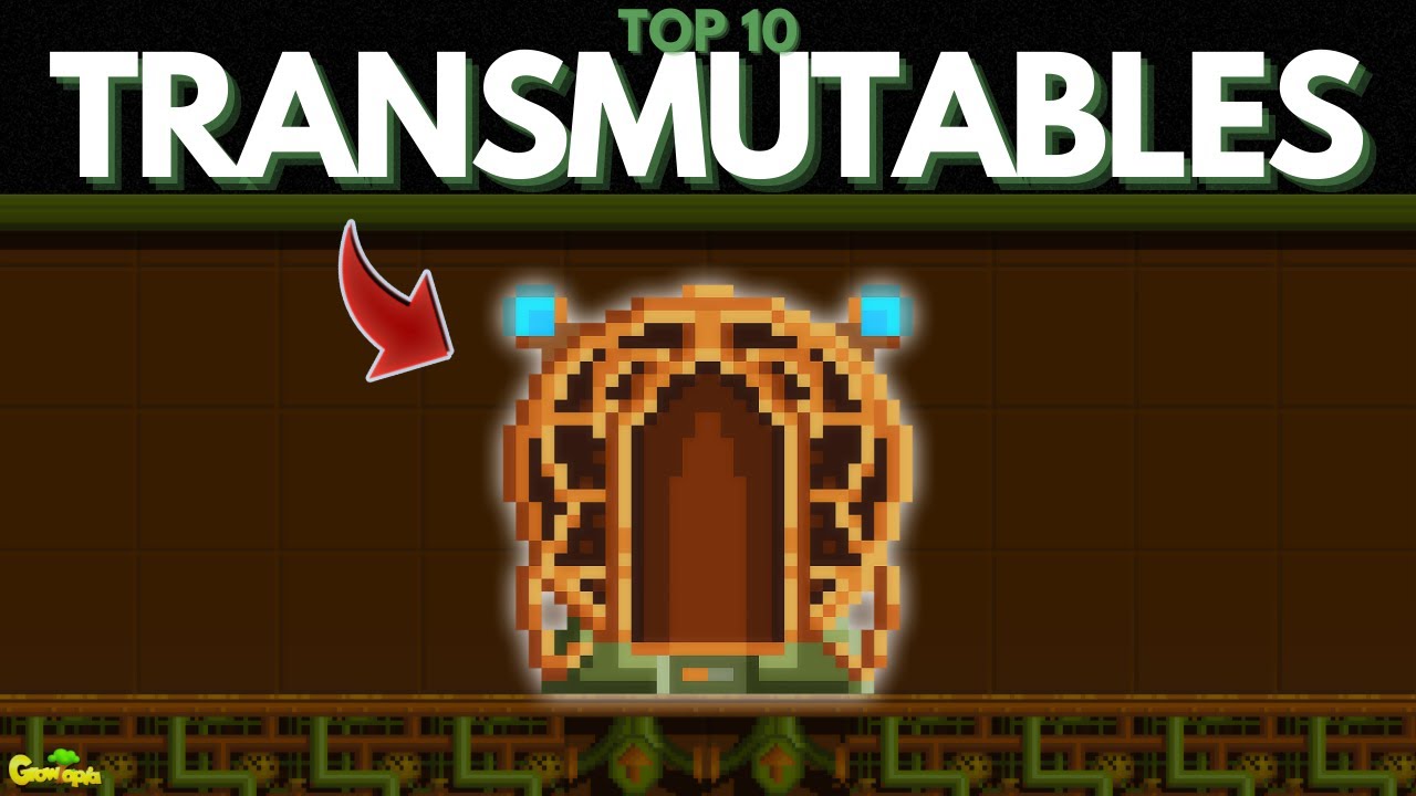 TOP 10 TRANSMUTABLE ITEMS| Growtopia - YouTube