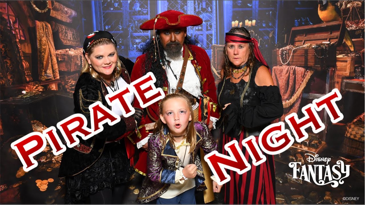 Pirate Night on the Disney Fantasy - YouTube