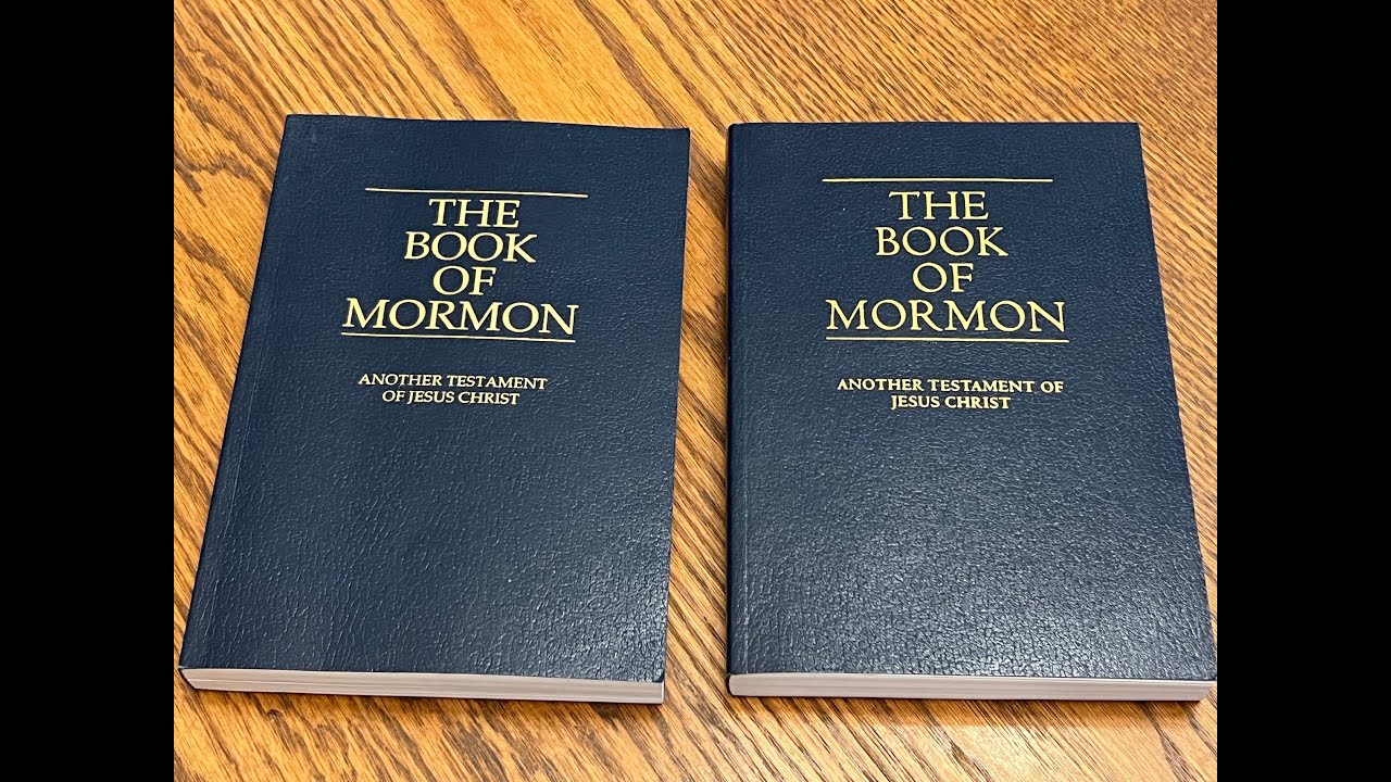 The 2013 Mismatched Covers of the Book of Mormon - YouTube