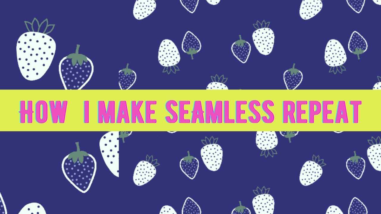 How I Make Seamless Repeat Patterns for Print Products||TEXTILE PRINT ...