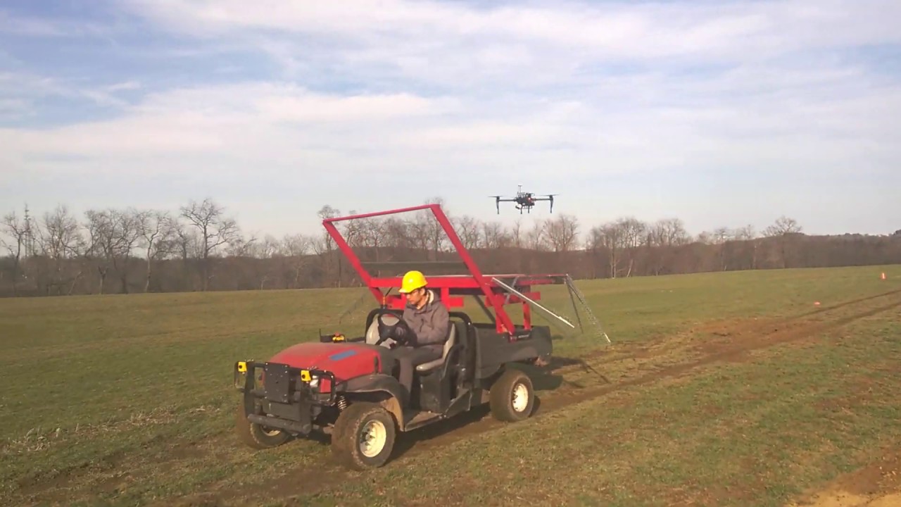 Autonomous UAV Landing on a Moving Vehicle at 15 km/h (no magnets on ...