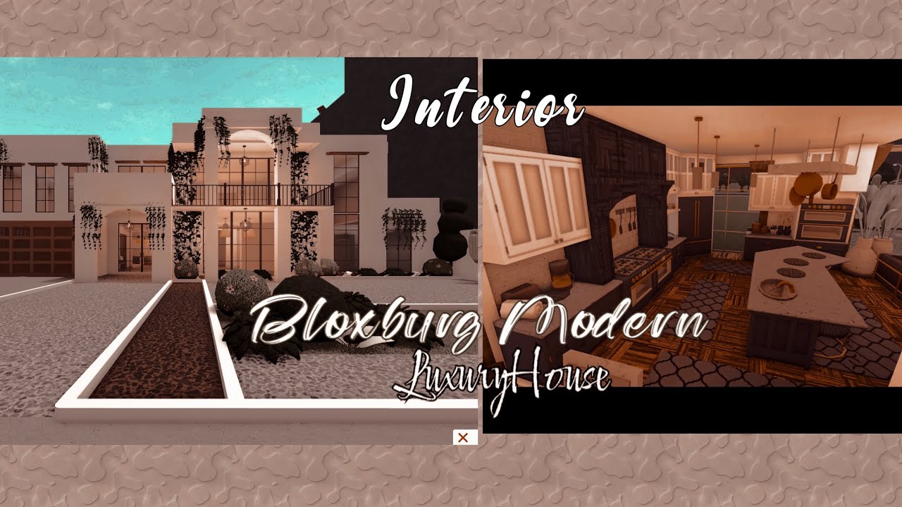 Bloxburg | Modern (luxury)Mansion bloxburg house build | Roblox | - YouTube
