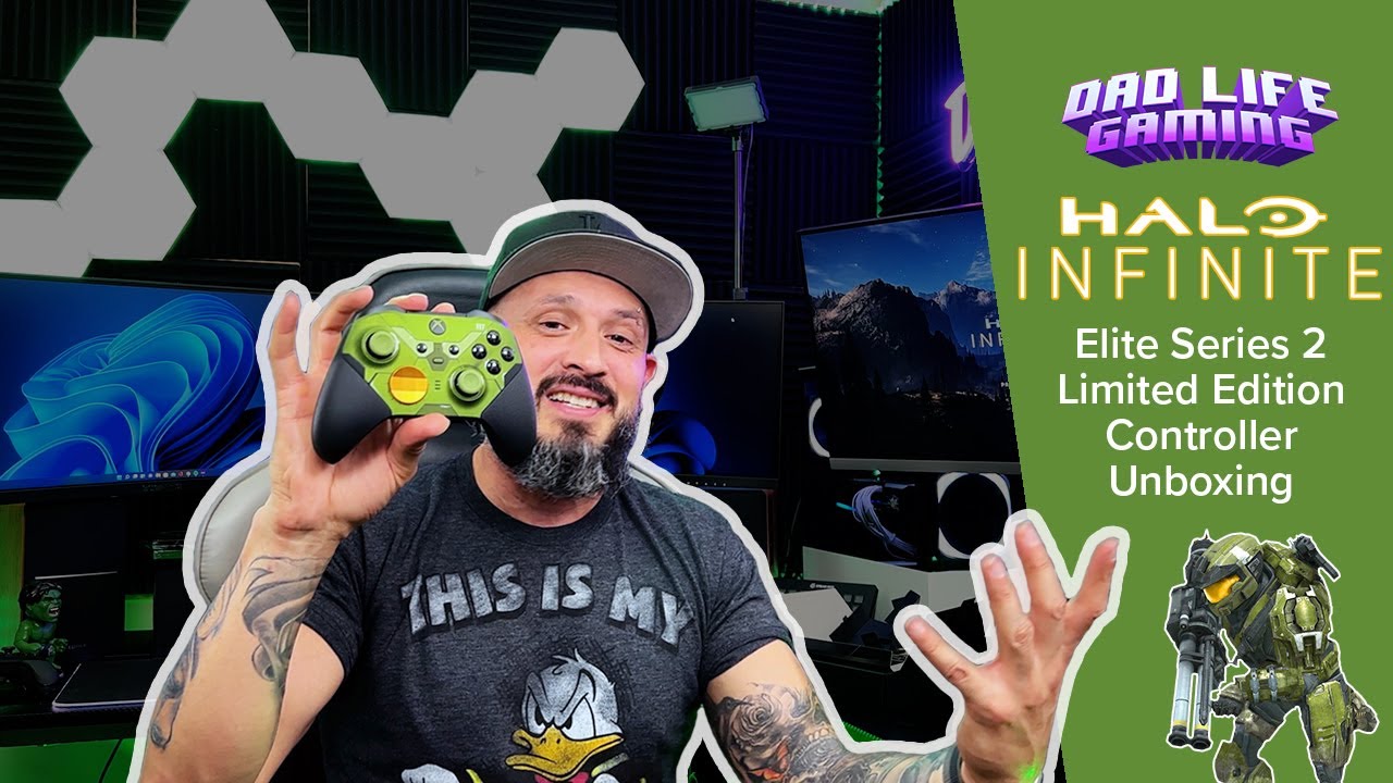 Halo Infinite Xbox Elite Series 2 Controller Unboxing - YouTube