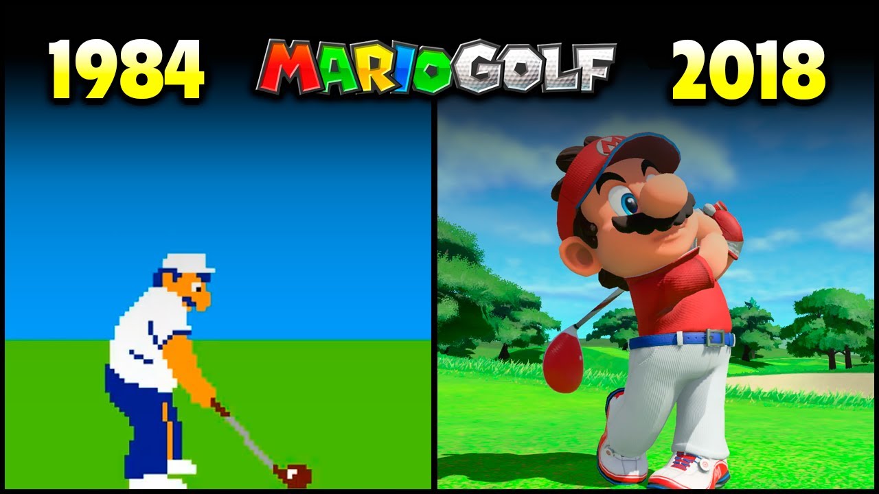 Evolution of Mario Golf Games (1984 - 2021) - 14 Games - YouTube