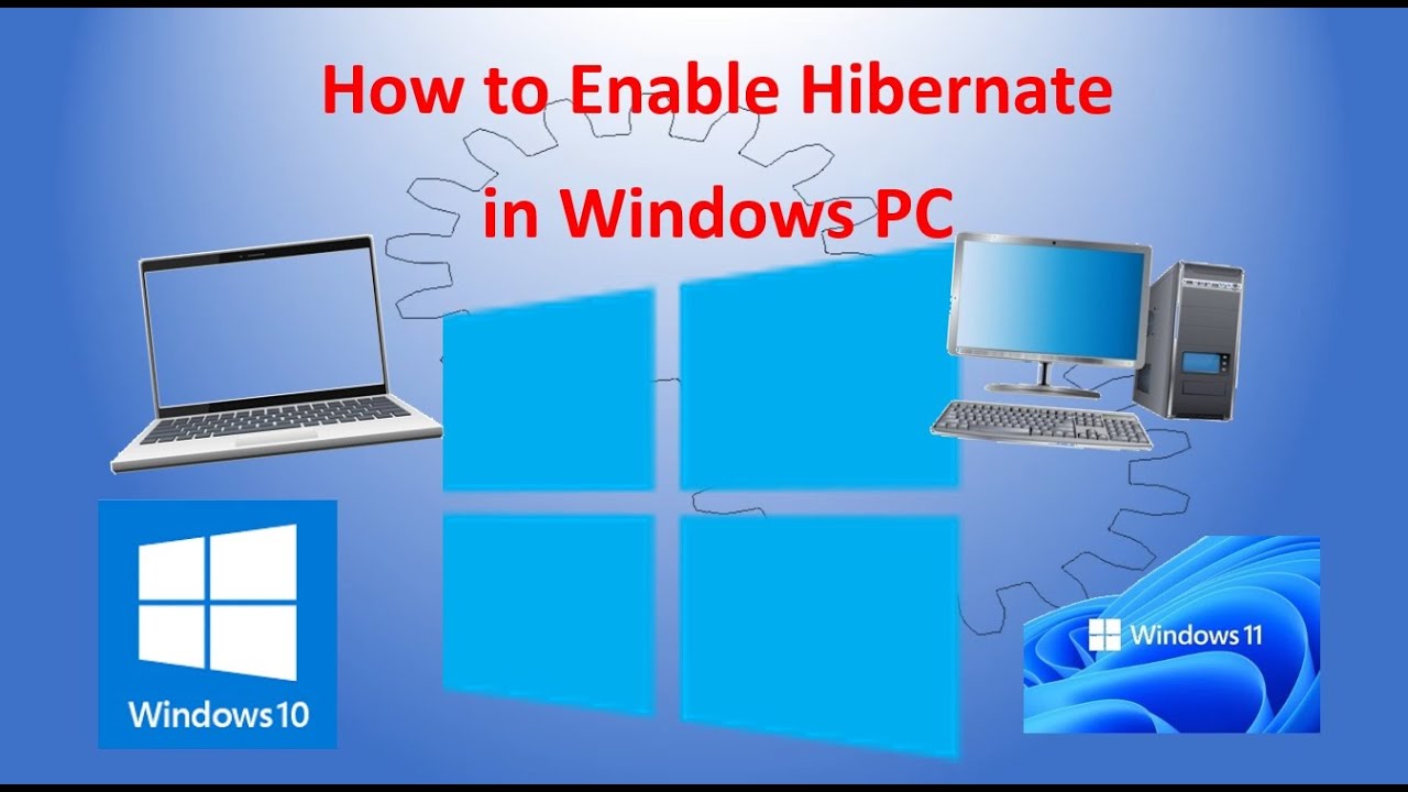 How To Enable Hibernate in Windows PC - YouTube