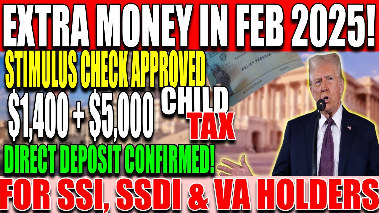 HUGE NEWS! $1400 Stimulus Checks & $5K Child Tax Credit – Direct ...