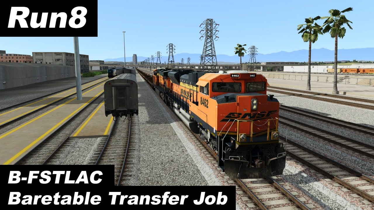 Run8 Train Simulator | B-FSTLAC | Baretable Transfer Job - YouTube