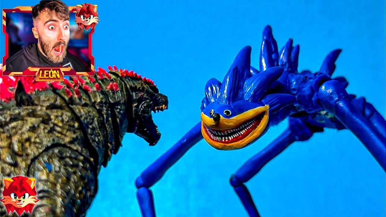 SHIN SONIC TAPES vs GODZILLA en LA VIDA REAL *MUY EPICO* LA BATALLA ...