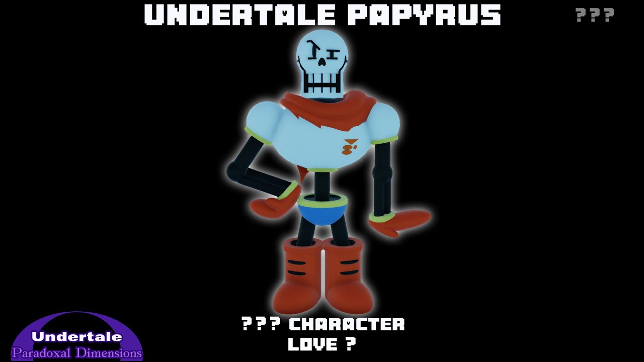 UTPD: SECRET CHARACTER - Papyrus #roblox #undertale #showcase - YouTube