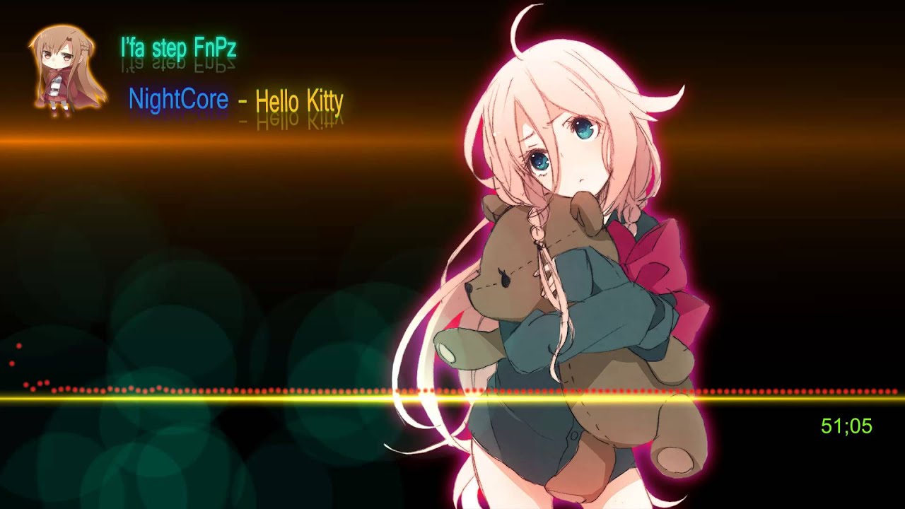 nightcore - hello kitty - YouTube