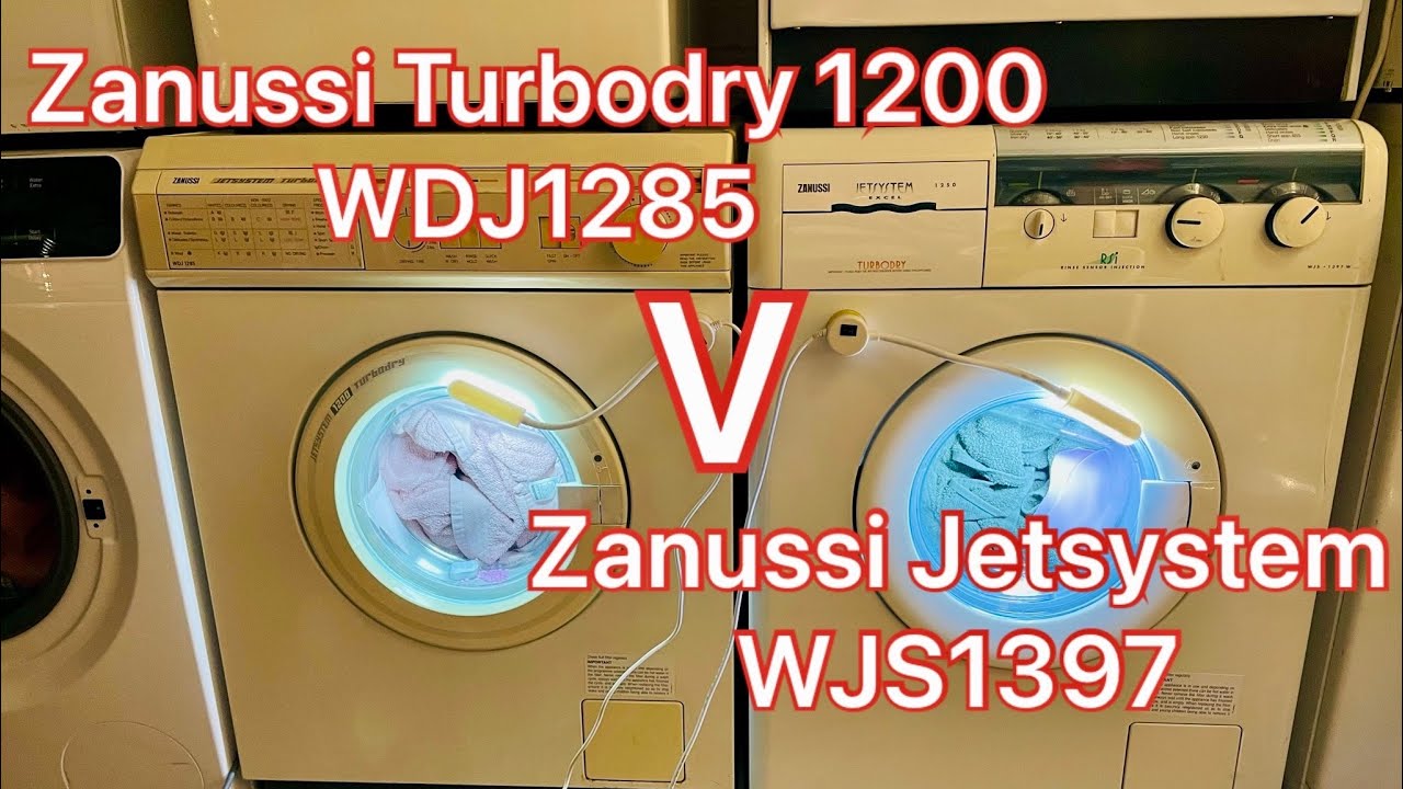 Zanussi Turbodry 1200, WDJ1285 V Zanussi Jetsystem WJS1397 Cottton 60°c ...