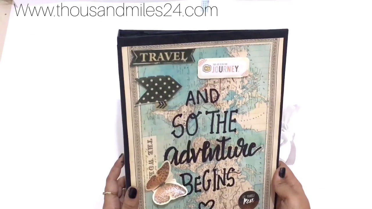 Best DIY Travel Journal | Travel Scrapbook. - YouTube