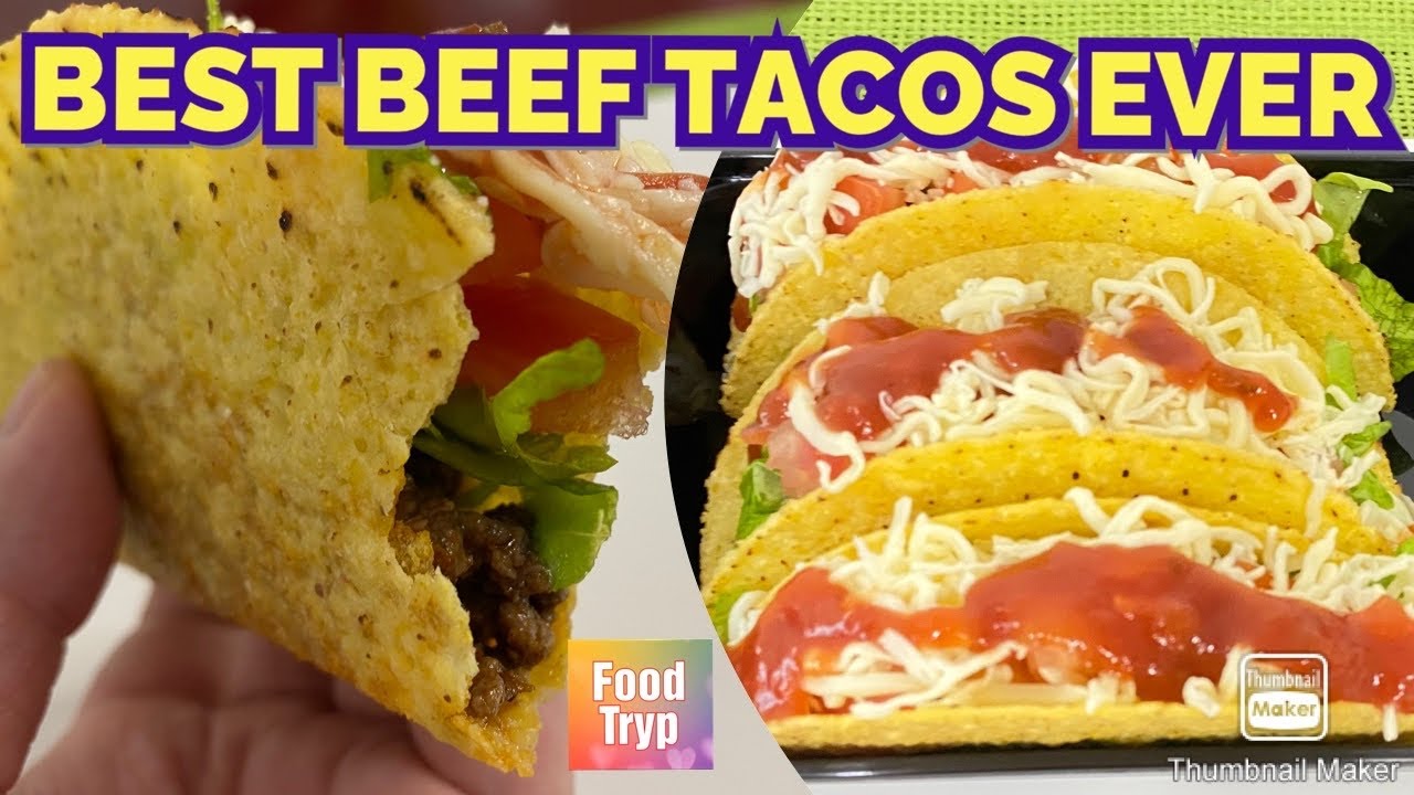 BEST BEEF TACOS EVER (Old El Paso Beef Taco Kit) - YouTube
