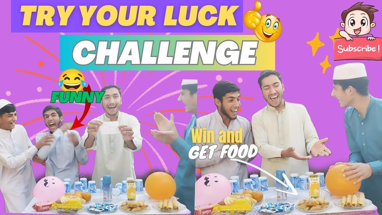The Luck Will Choose Your Food Prizes Challenge|| Hit Your Lucky Glass ...