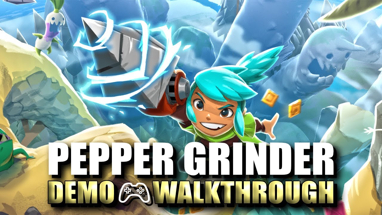Pepper Grinder | Demo - Walkthrough | Nintendo Switch - YouTube