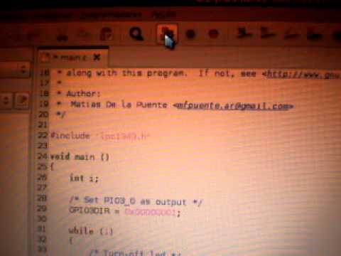 Programar por USB LPC1343 con i4uc en GNU/Linux (Experimental) - YouTube