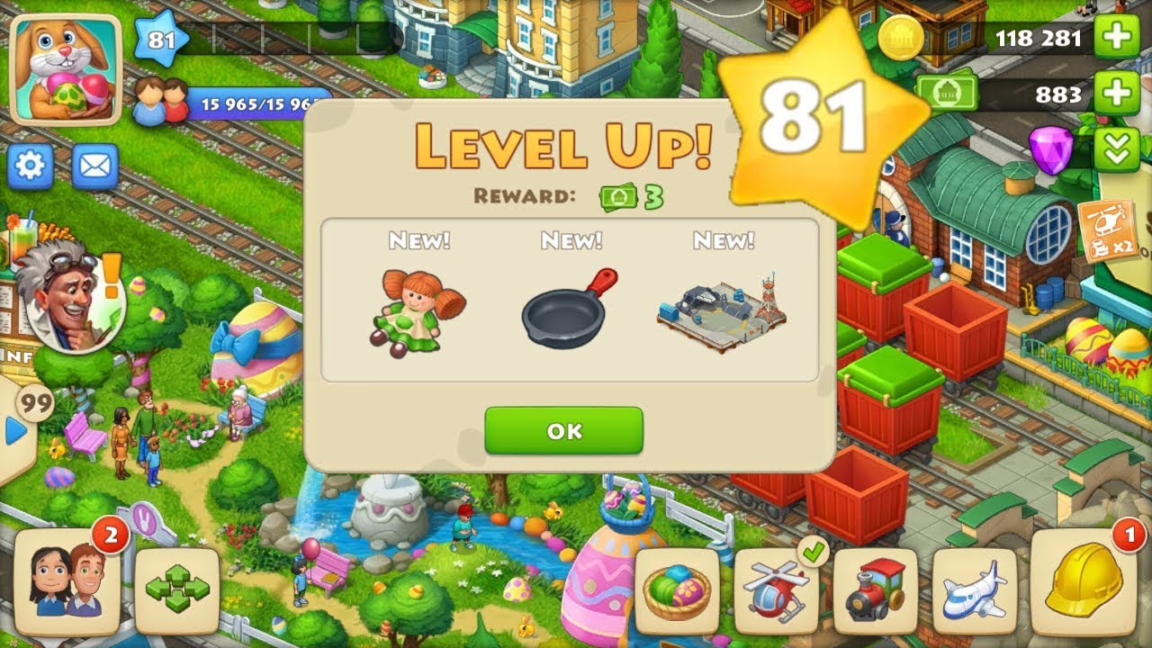 TOWNSHIP GAMEPLAY LEVEL 81 - YouTube