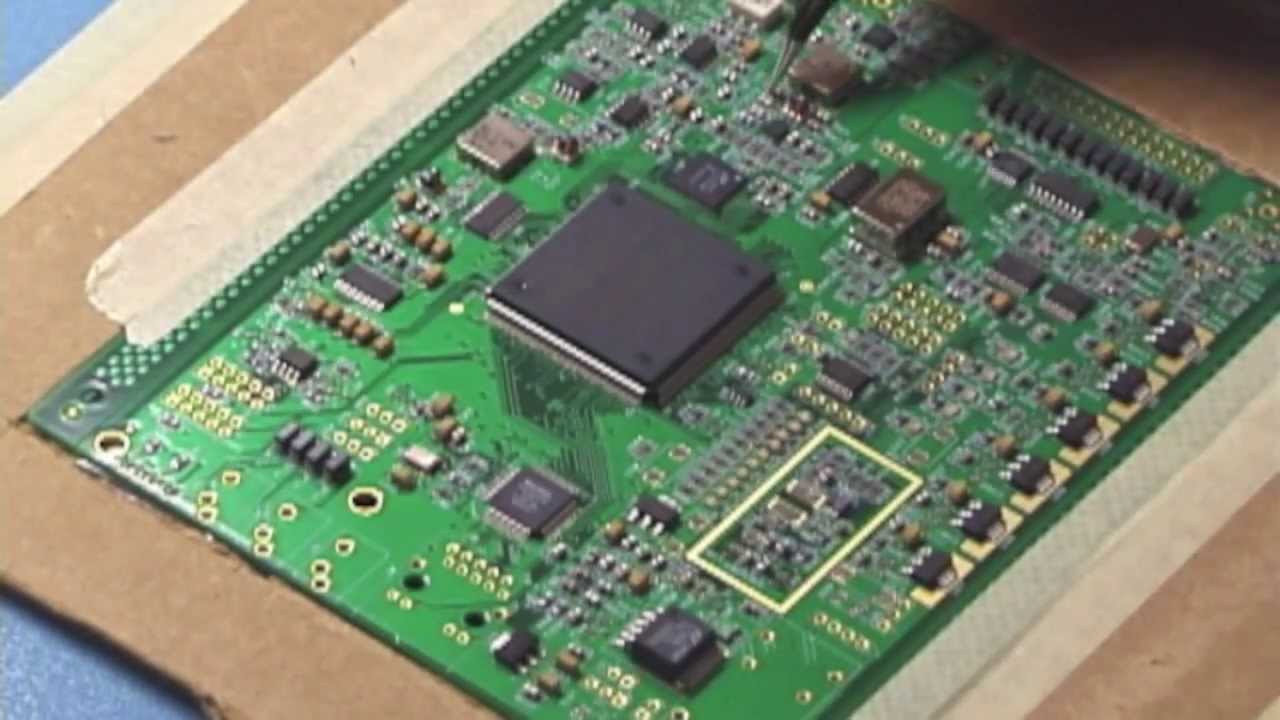 Hermes SDR DIY pcb front side K3IT - YouTube