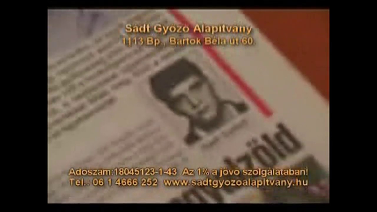 Sádt Győző Alapítvány bemutatkozás - YouTube