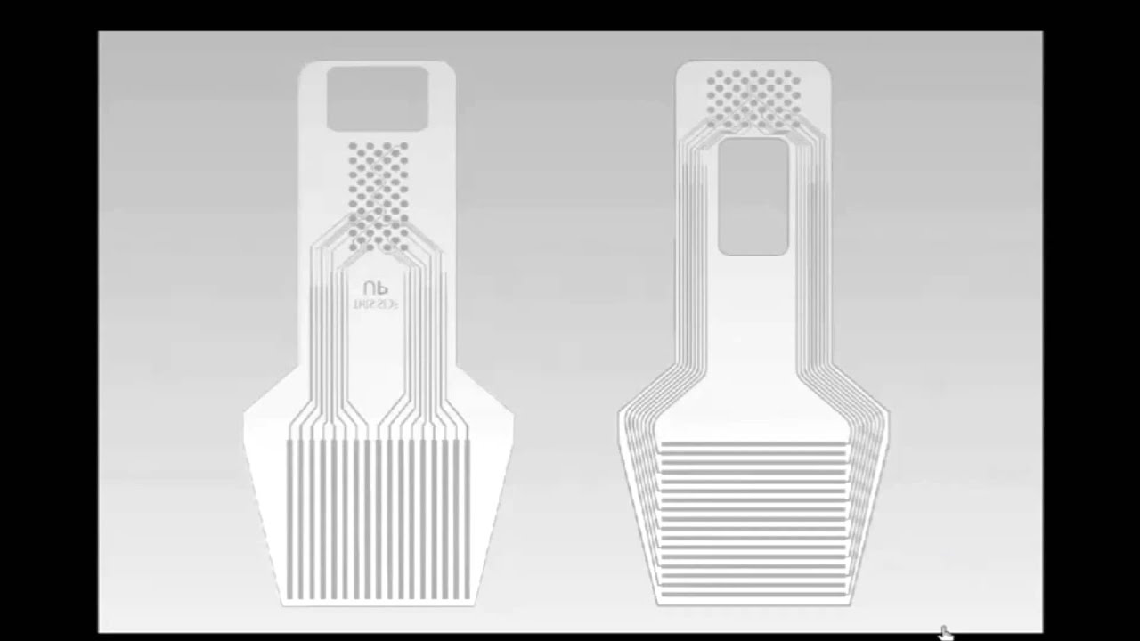 Aufbau eines Tekscan Foliendrucksensors - YouTube
