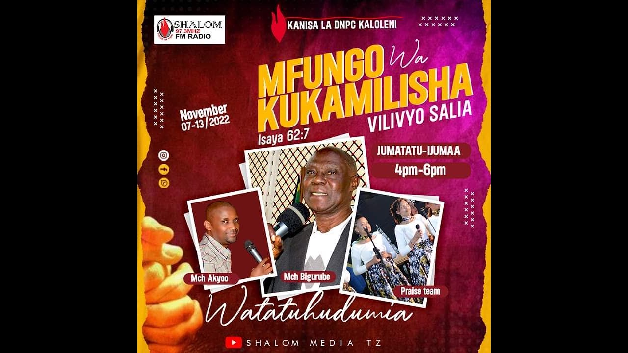 🔴#LIVE:IBADA YA MFUNGO WA KUKAMILISHA VILIVYO SALIA | DAY 1 | NOVEMBER ...