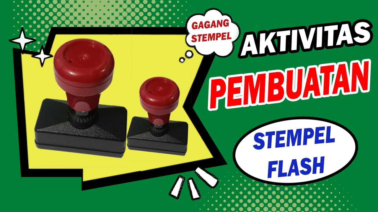 MEMBUAT STEMPEL FLASH DENGAN MENGUNAKAN PRINTER INKJET - YouTube