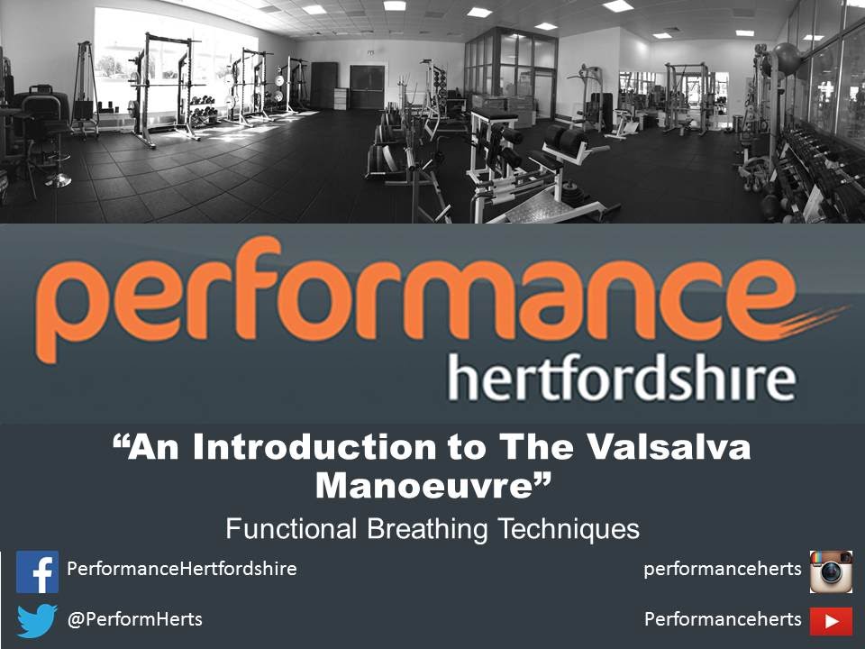 An Introduction to The Valsalva Manoeuvre: Functional Breathing ...