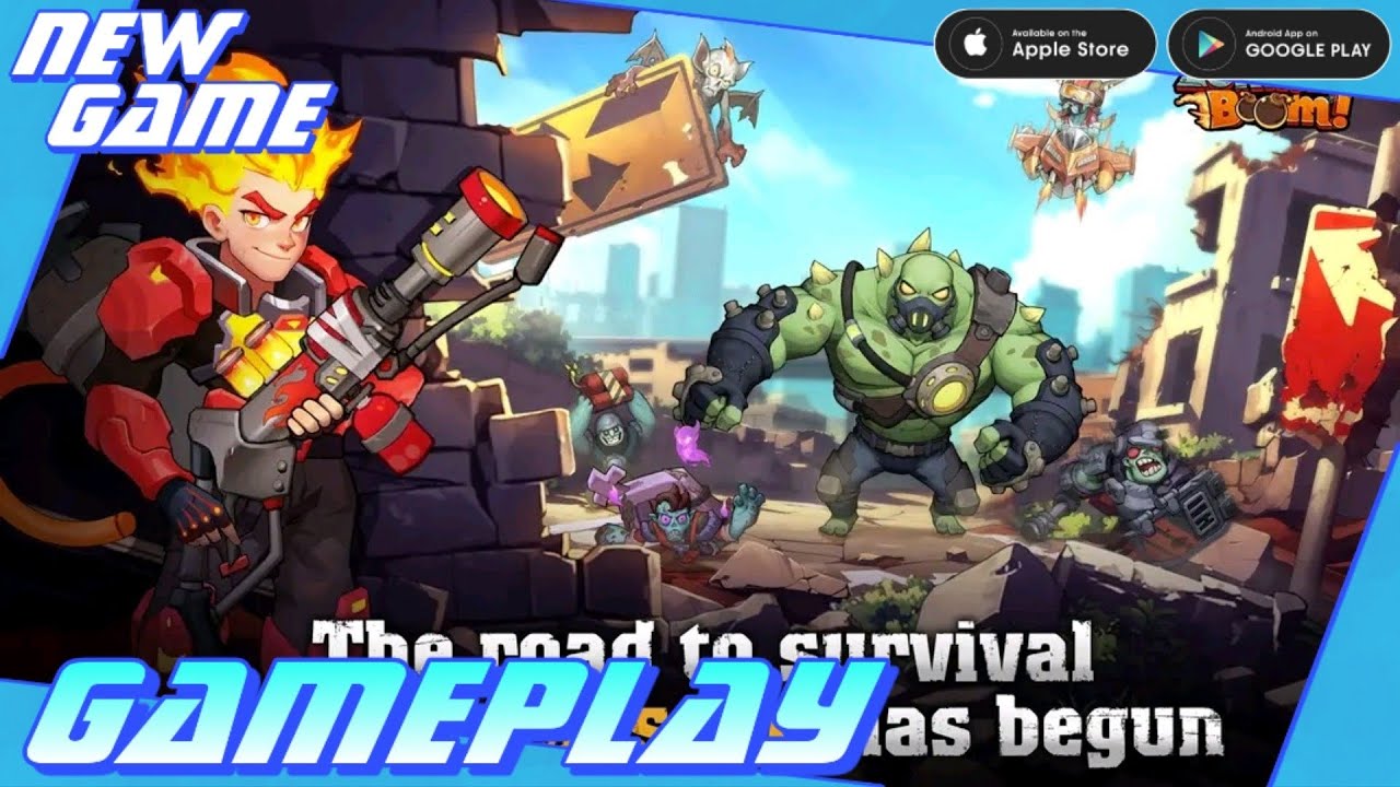 [ New Game ] Zombies Boom Gameplay - Android iOS Game - YouTube