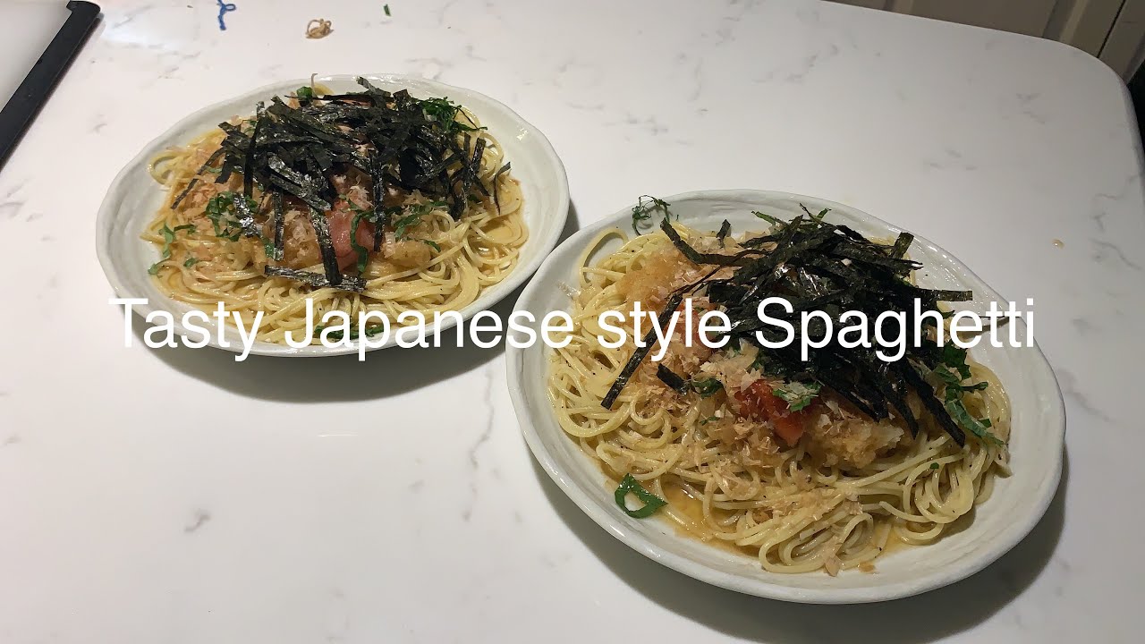 Tasty Japanese style Spaghetti - YouTube
