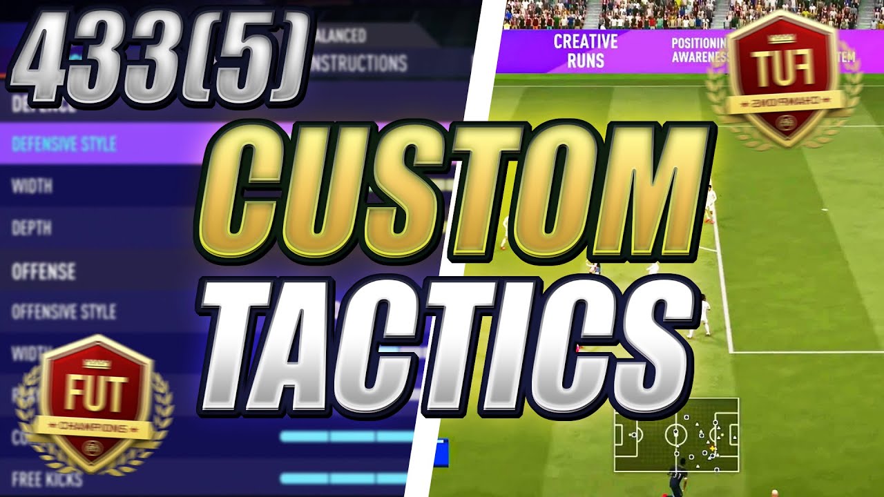 FIFA 21 BEST CUSTOM TACTICS + PLAYER INSTRUCTIONS 433 (5) 433 (2) 433 ...