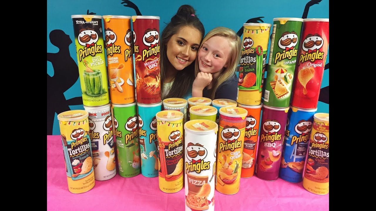 Real Princess ELLA VS Her Cousin in Worlds Biggest Pringles Challenge ...