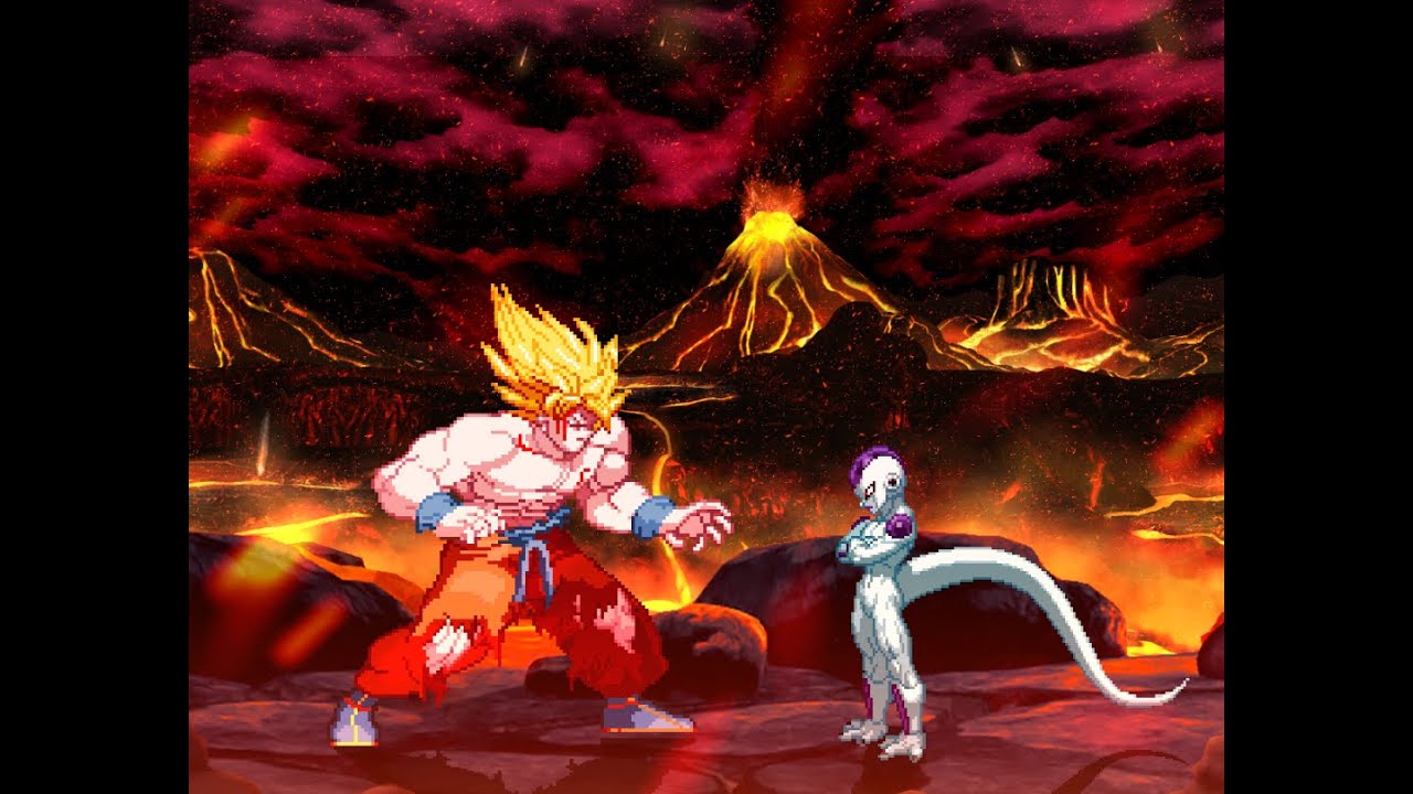 Frieza VS Goku... The original showdown... (MUGEN 1.1) - YouTube