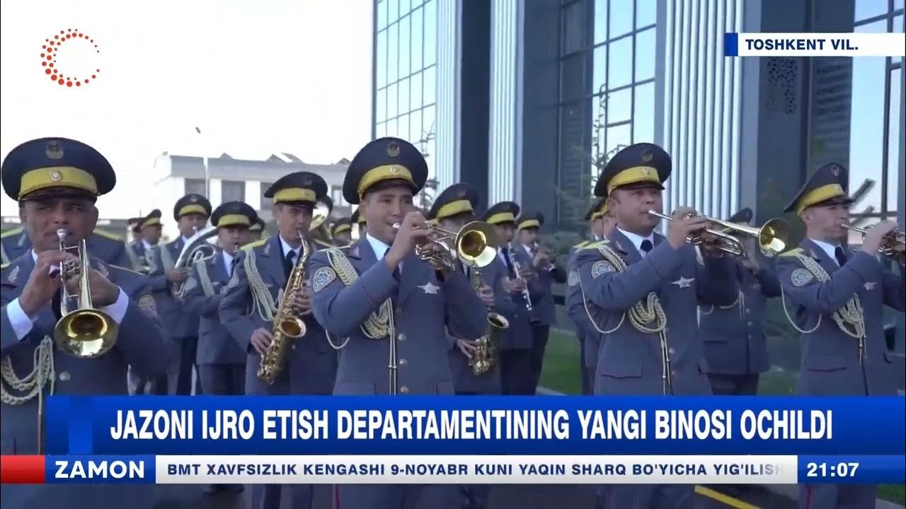 Jazoni ijro etish departamentining yangi binosi ochildi - YouTube