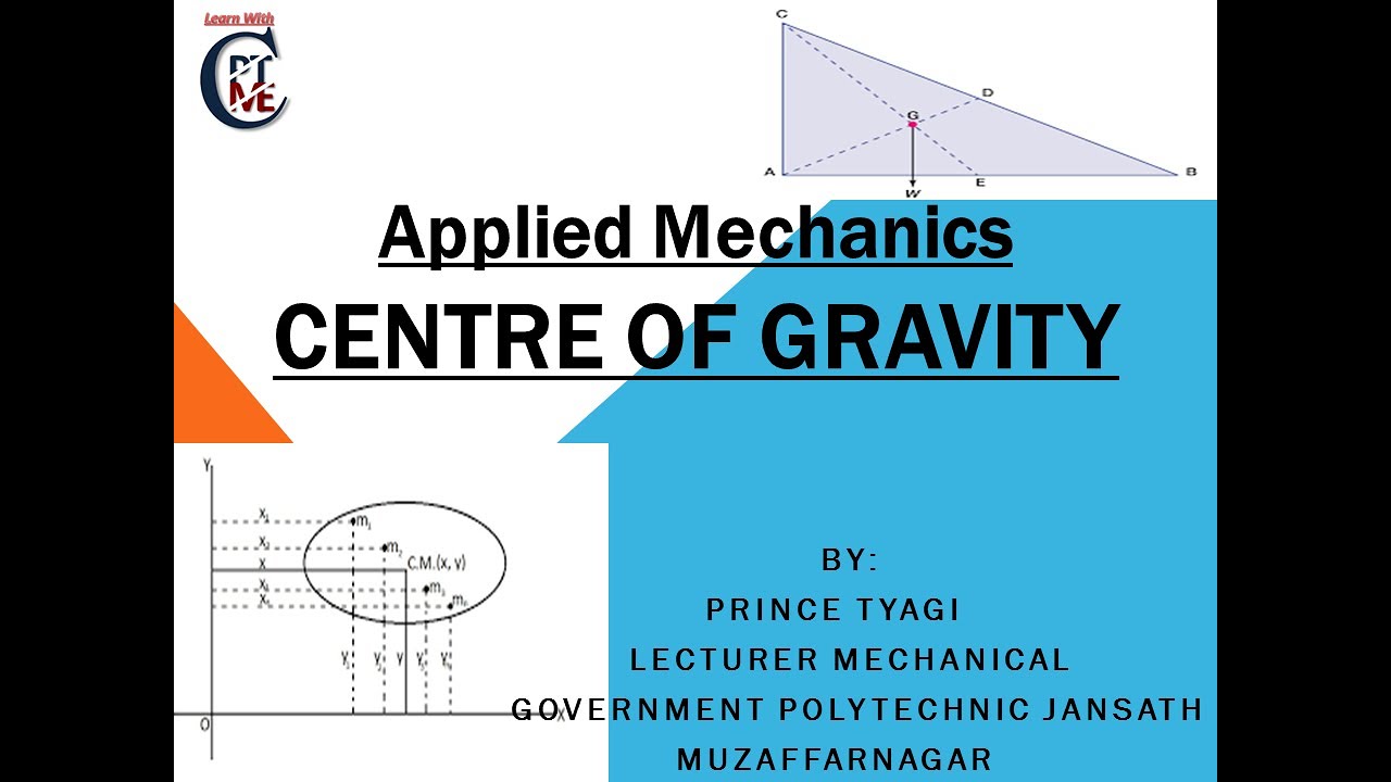 Centre of Gravity(Part-1)-Concept, centroid, Geometrical method ...
