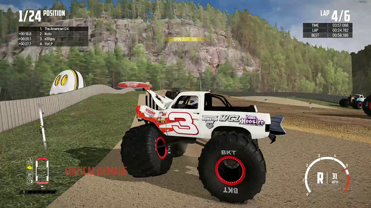 Wreckfest Pc With The Monster Truck And Track Mod One Of The Best ...