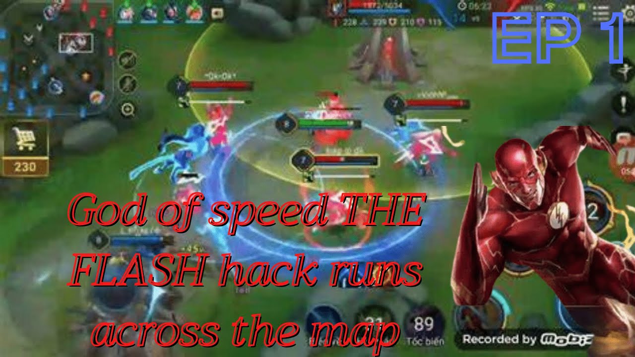 Huong Kim Tran - Liên Quân - God of speed THE FLASH hack runs across the map ep 1 - YouTube
