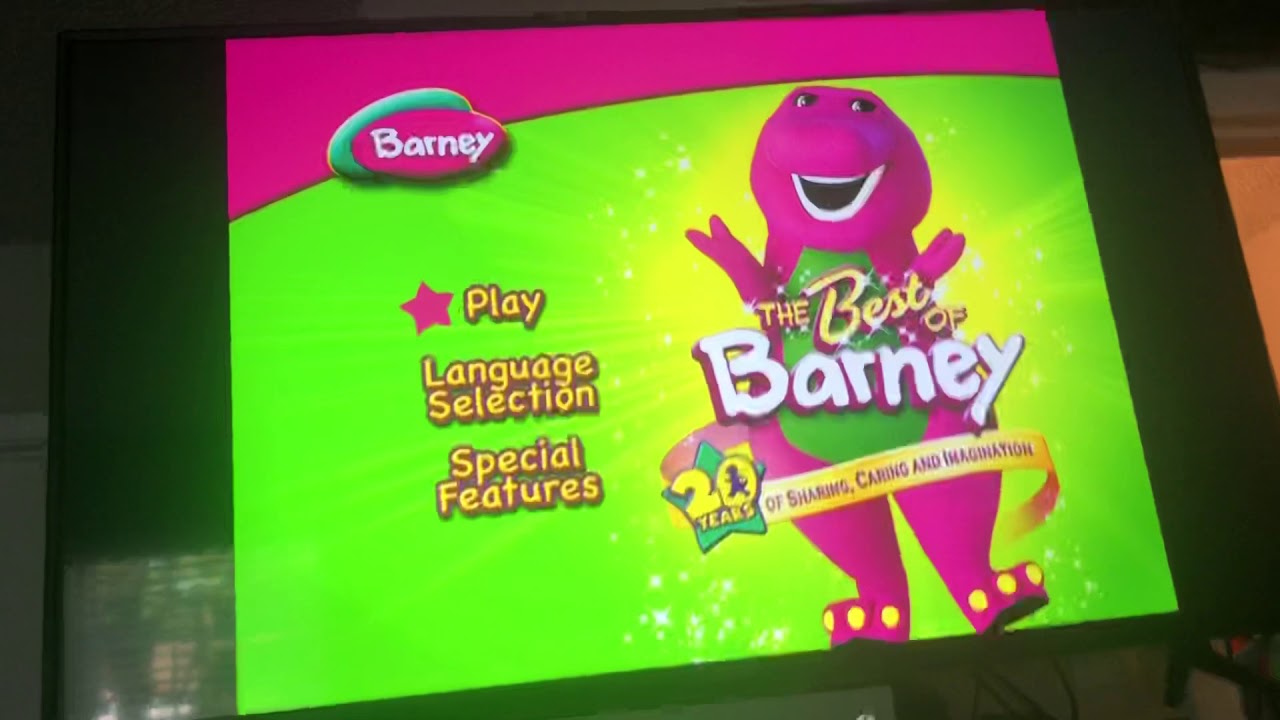 The Best of Barney Menu Walkthrough - YouTube