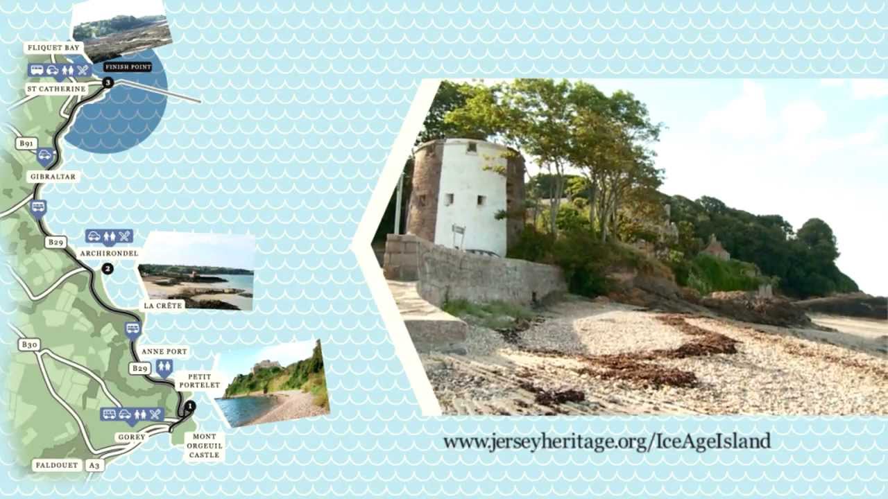 Jersey Heritage Ice Age Island walking trails. Gorey to Fliquet. - YouTube