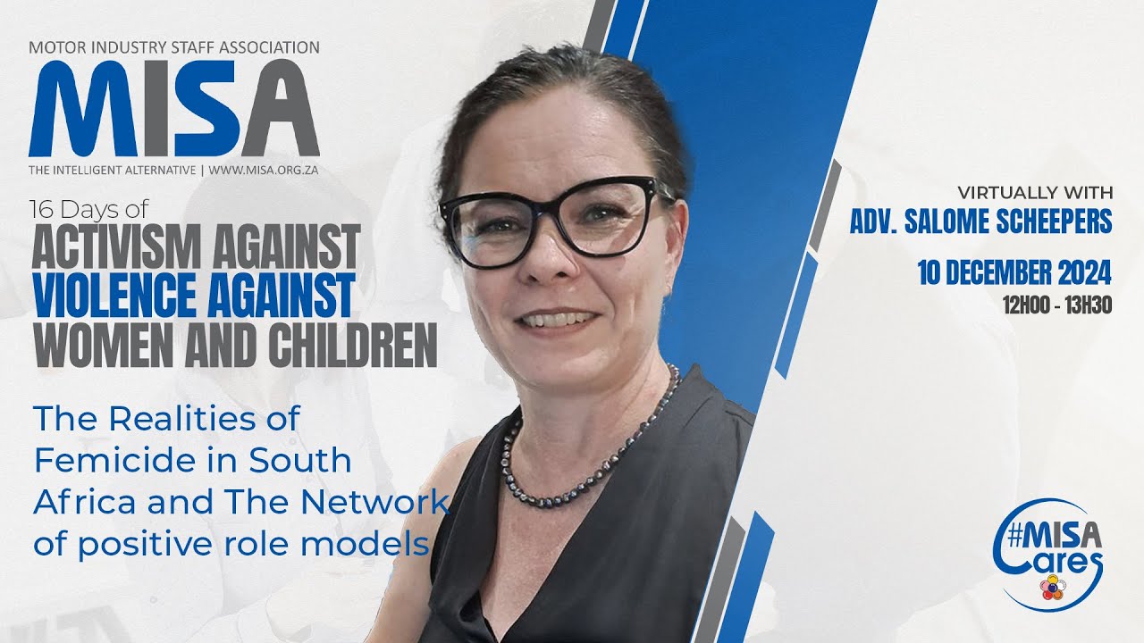 16 Days of Activism Webinar with Adv. Salomé Scheepers - Femicide ...