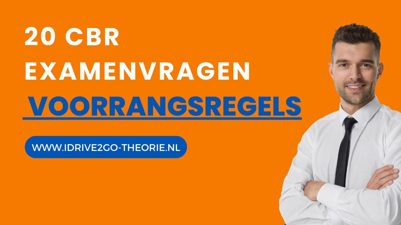 20 CBR examen oefenvragen I Voorrang - YouTube
