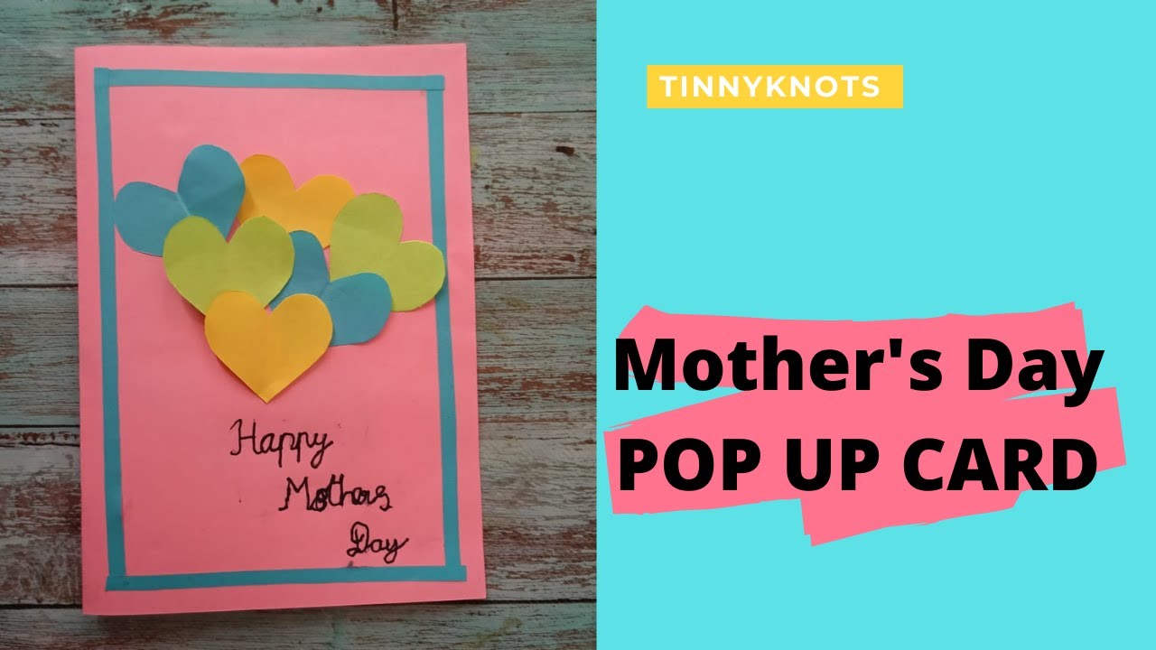 Mother's Day Pop Up card handmade/ Easy Mother's Day pop Up card - YouTube